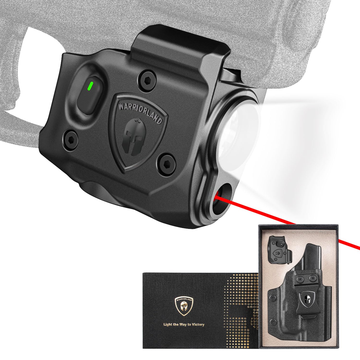 WARRIORLAND Pistol Light Laser & Holster Fit for Taurus G2C/ G3C/ PT111 ...